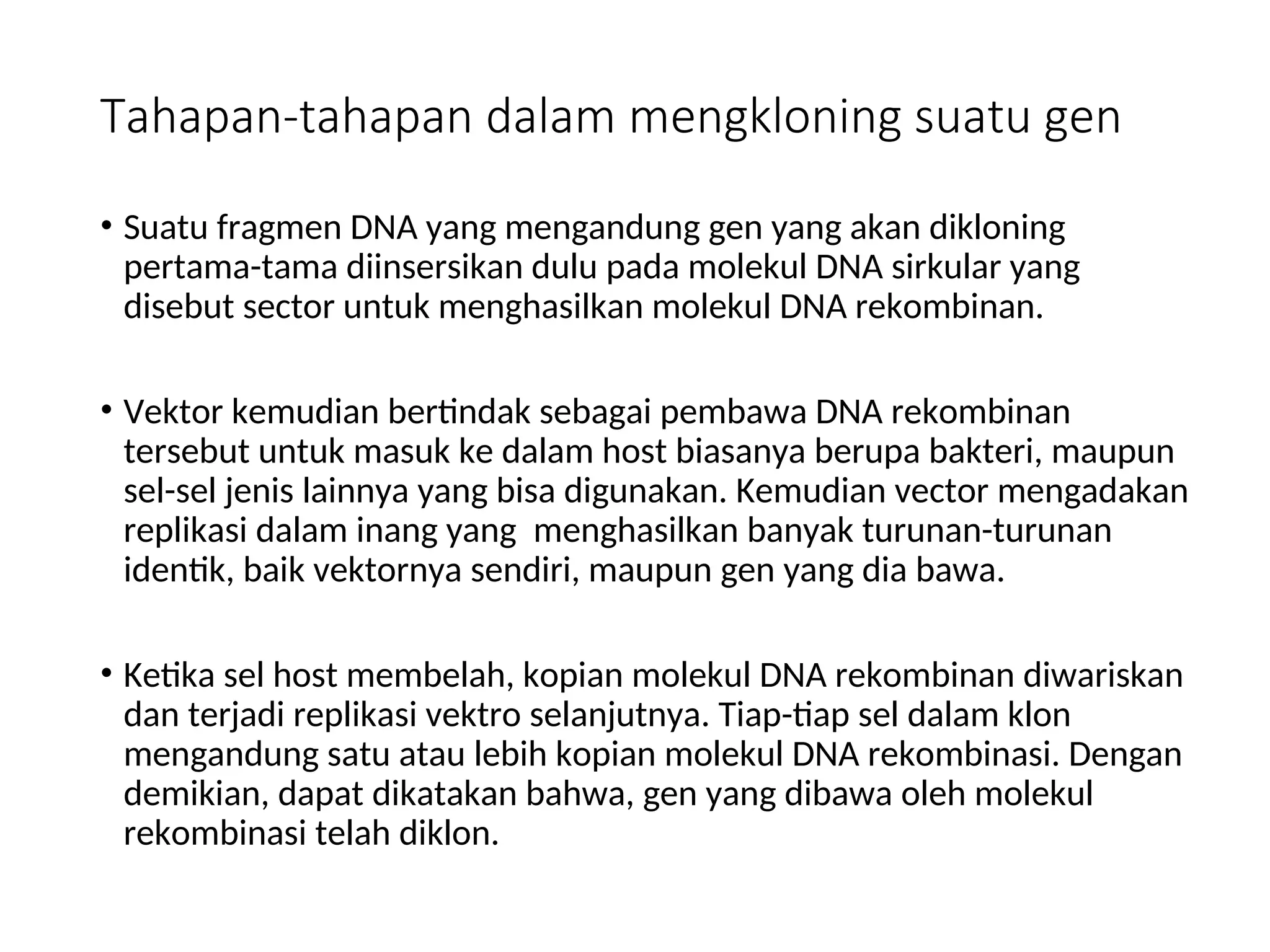 kloning yang terjadi pada rekayasa genetika.ppt