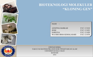 Kloning Gen | PPT