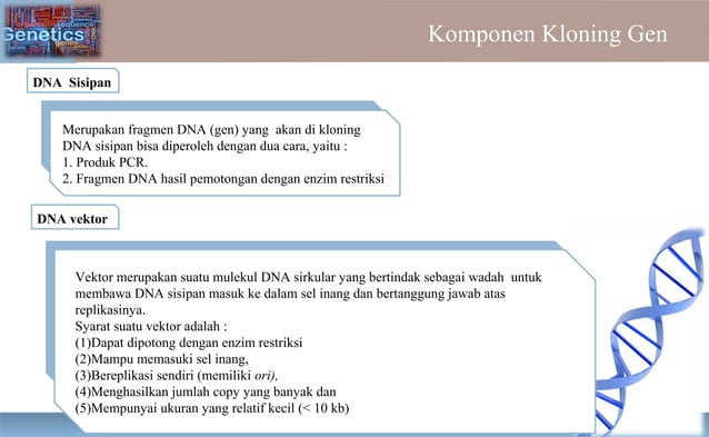 Kloning Gen | PPT