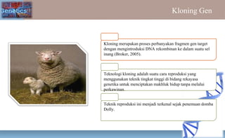Kloning gen | PPT