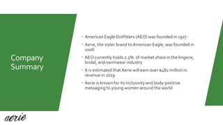Influencer Marketing - Aerie | PPTX | Apparel Industry | Industries