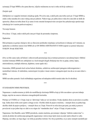 Klor Dioksid LiječEnje | DOC