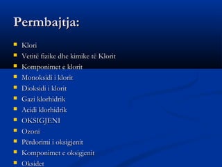 Klori | PPT