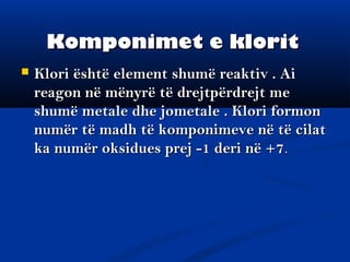 Klori | PPT