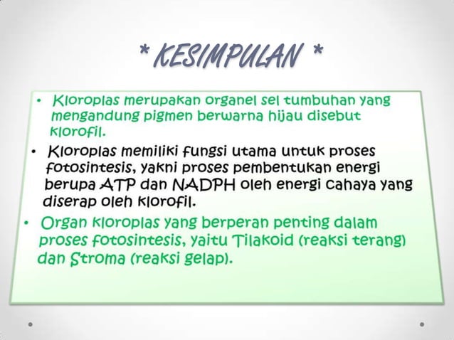 Kloroplas | PPTX