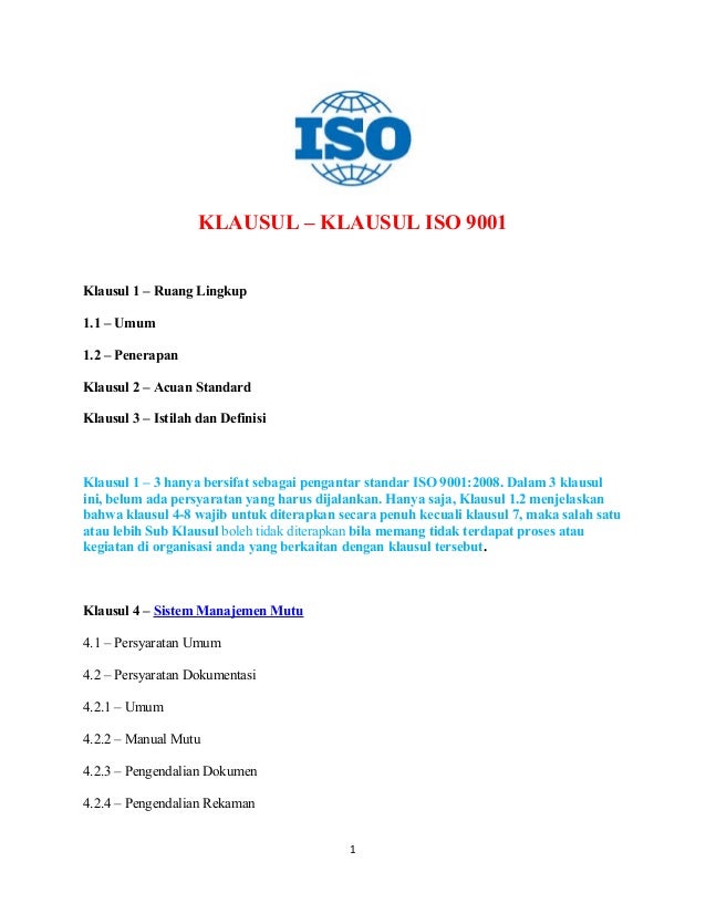 34 INFO CONTOH PROPOSAL PENGAJUAN ISO 9001 - TEMPLATE
