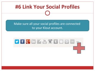 Tips to Improve Your Klout Score | PPT