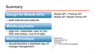 Mobile APIs in Practice | PPT