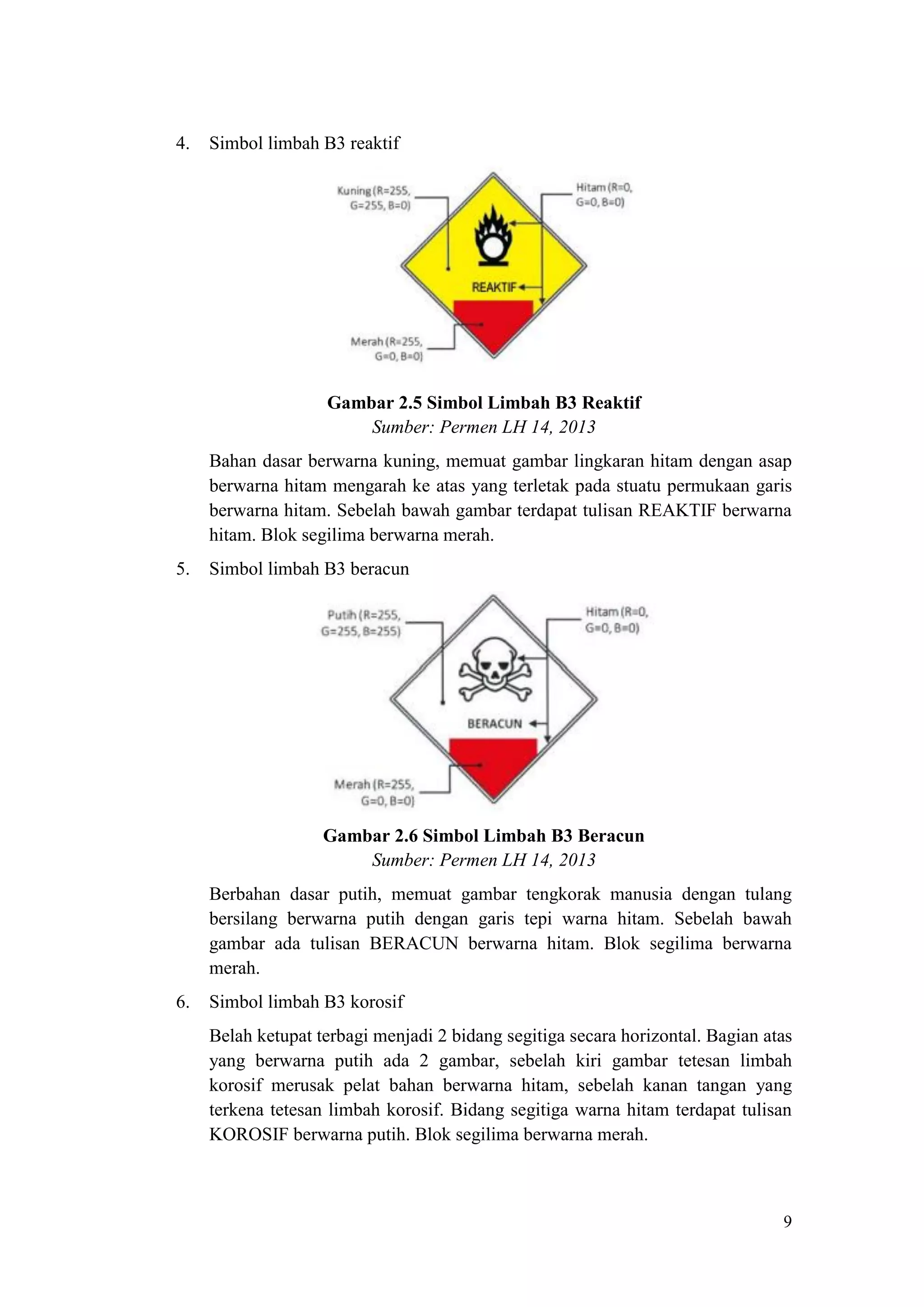 Simbol dan Lambang Bahan Berbahaya Beracun (B3) | PDF