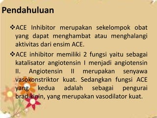 Klp 2 ace inhibitor | PPT