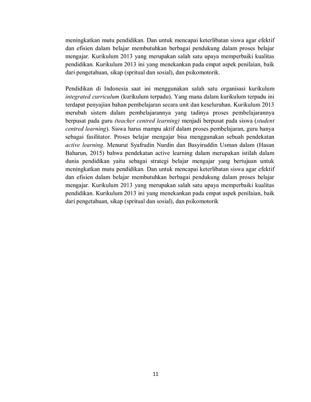 Organisasi Kurikulum | PDF