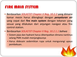 Fire Fighting System at Ship | PPTX