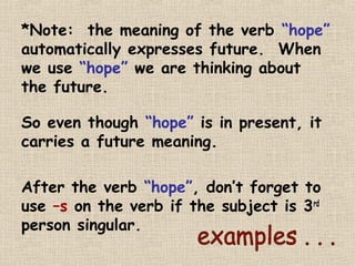 Kls 11 chapter 3 (hope & wish) | PPT