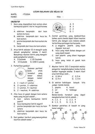 Kls 9 agus sem1 | PDF