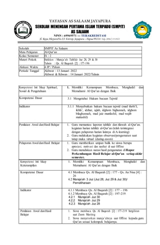 Kls 9, pekan 2 | PDF