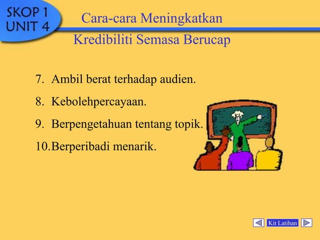 KL Skop 1 Unit 4.ppt untuk pembelajaran koko | PPT