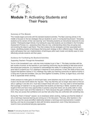 KLT TLC Leader Materials Set Excerpt | PDF