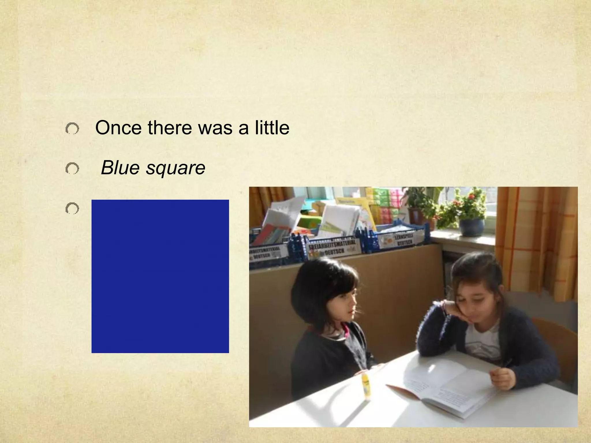 Kl the story of the little blue square klein | PPTX