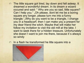 Kl the story of the little blue square klein | PPTX