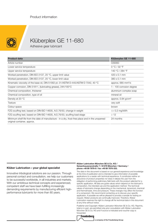 Kluberplex ge-11-680 Mr Tùng - 0987 988 407 | www.khodaumo.com
