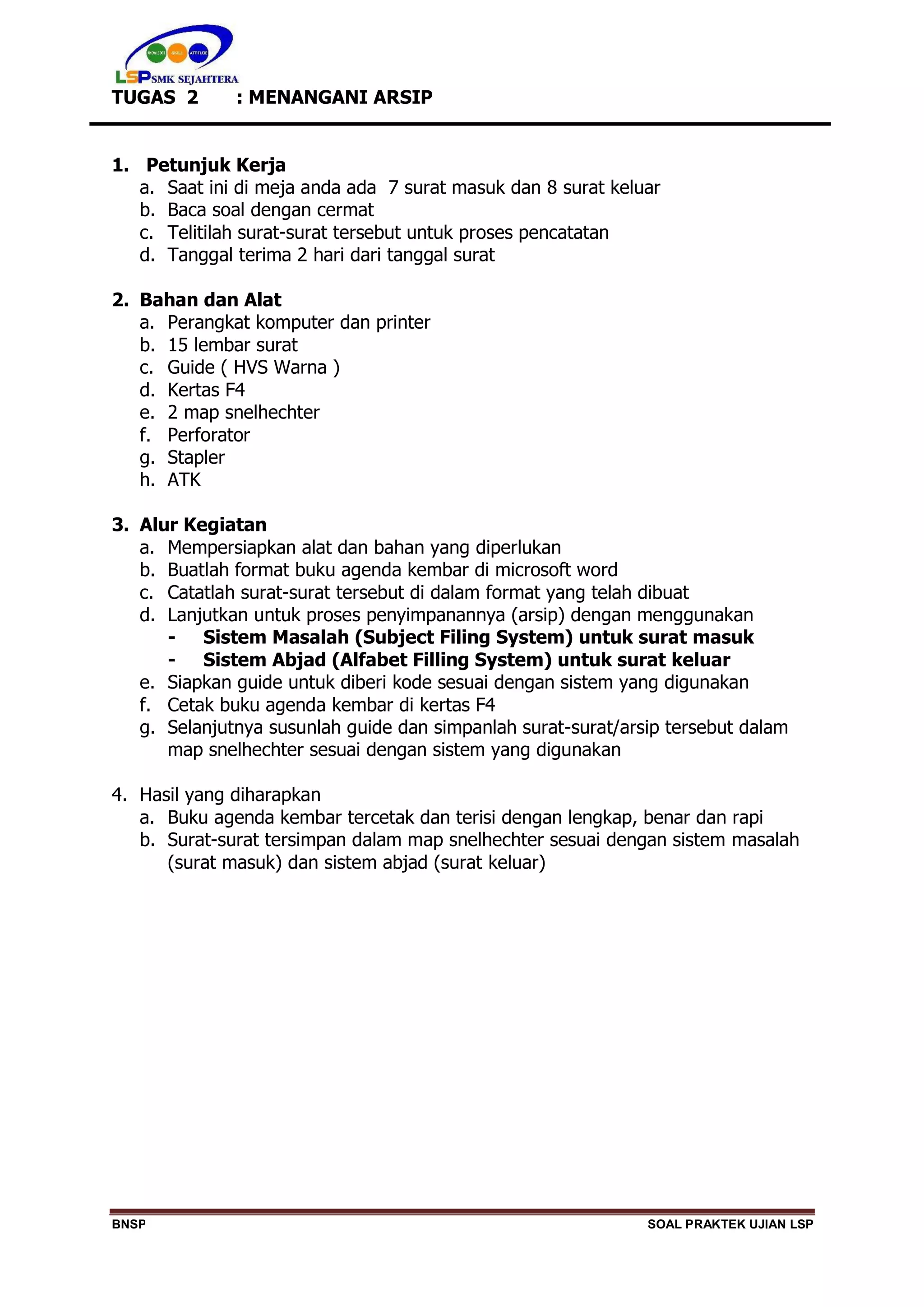 Surat Dan Arsip | PDF