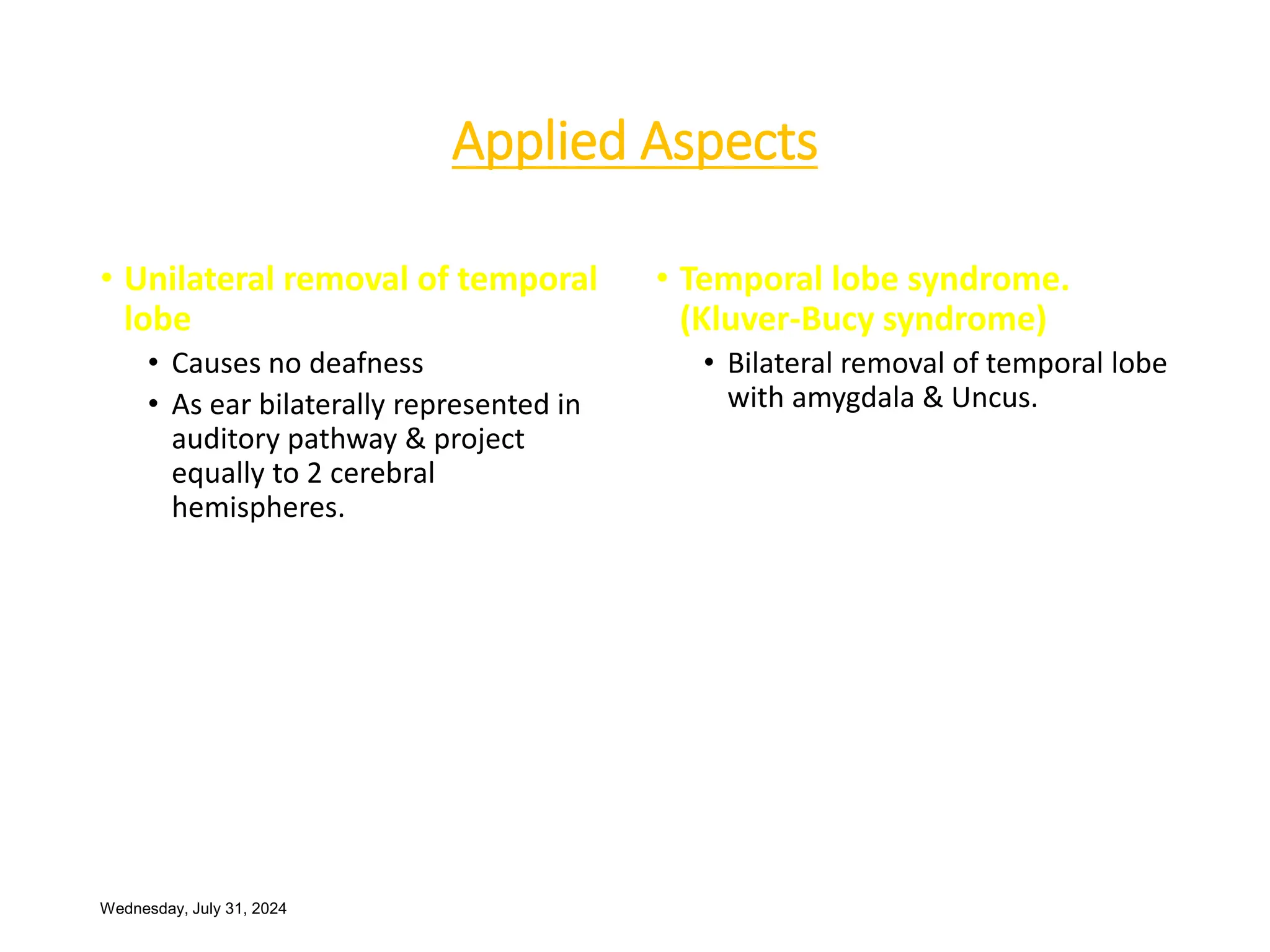 Kluver-Bucy Syndrome.ppt affecting cerebral cortex | PPT