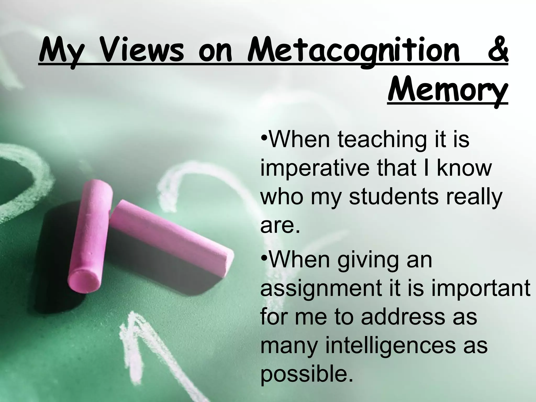 KLW Metacognition | PPT