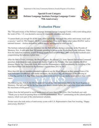 DLIFLC 75th Anniversary | PDF