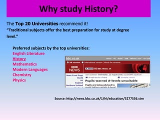 History GCSE Option | PPTX