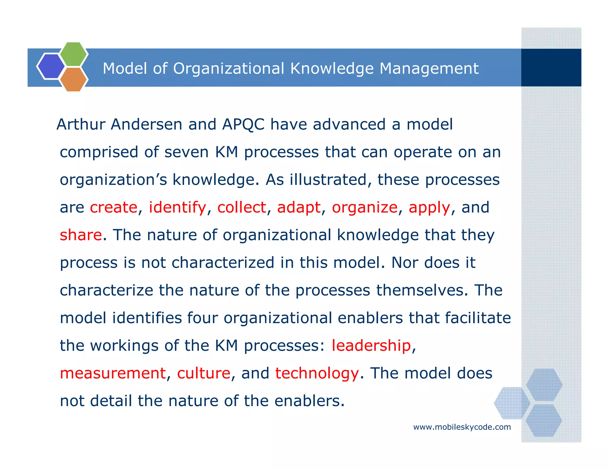 Knowledge Management: Best Practices for Organization | PDF