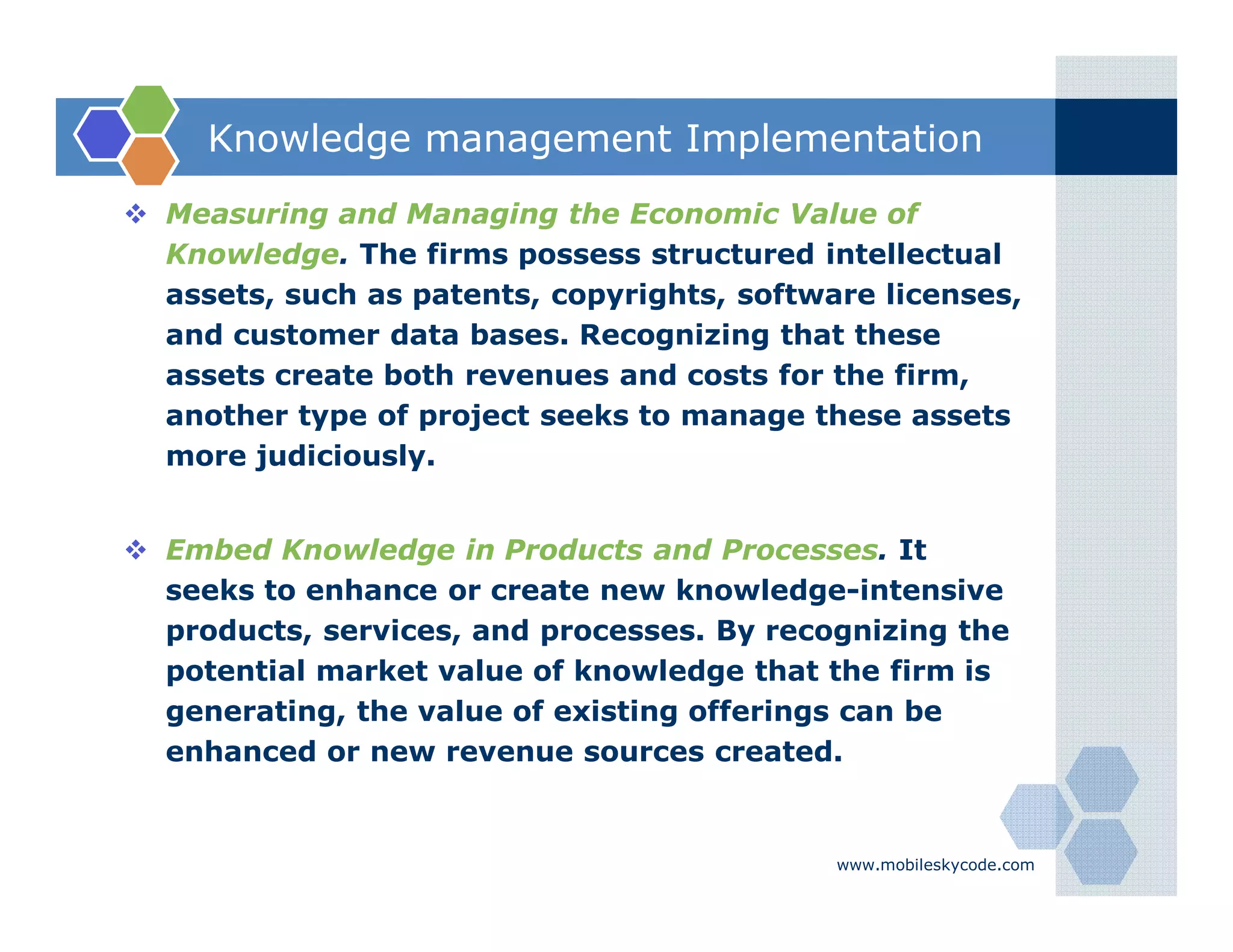 Knowledge Management: Best Practices for Organization | PDF
