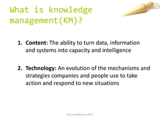 Km general-apr2011-smcmenemy | PPTX | Technology & Computing