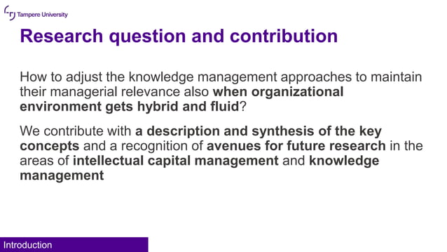 Organizational Hybridity and Fluidity: Possibilities and Challenges for ...