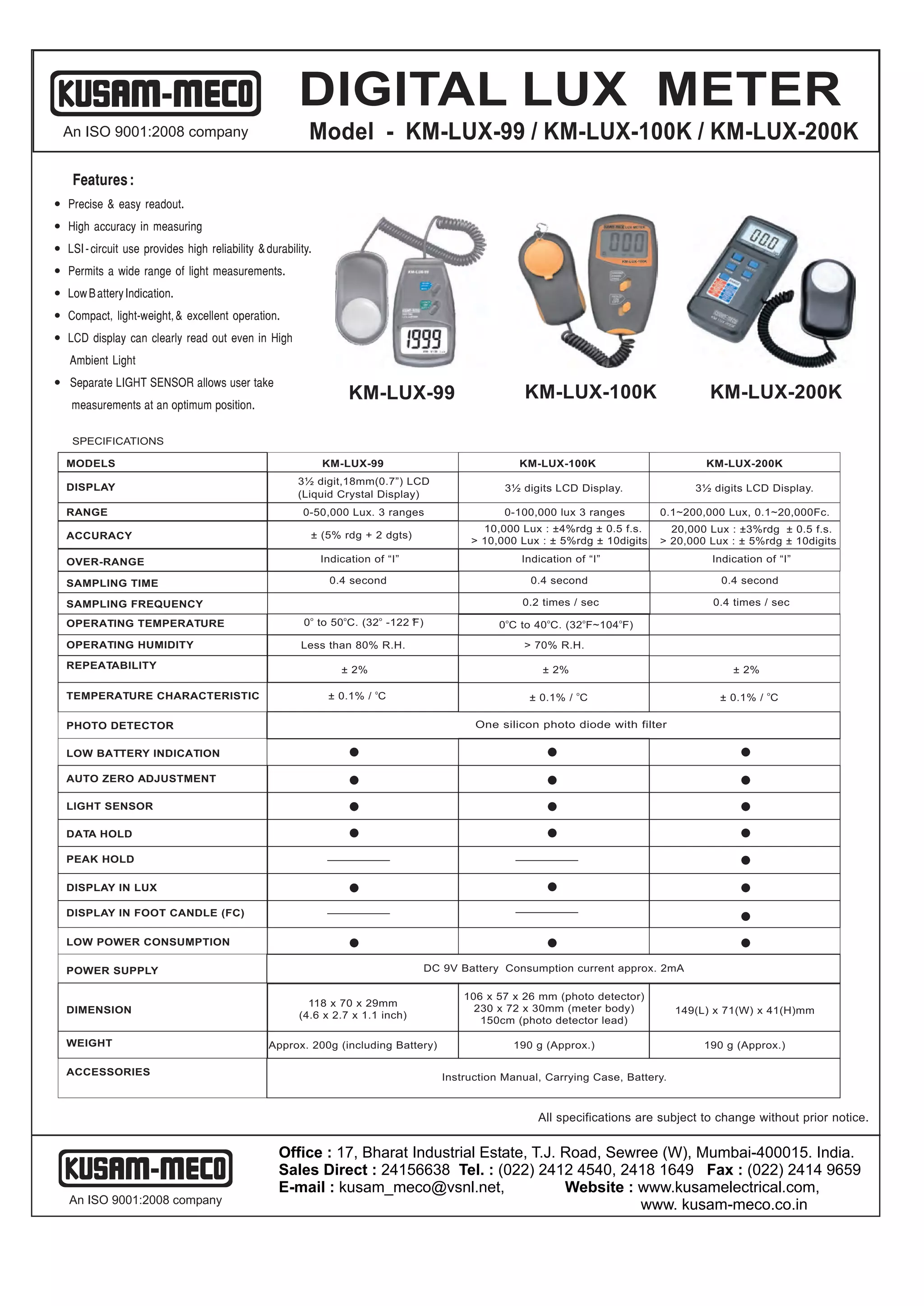 Km lux-99-100 k-200k | PDF