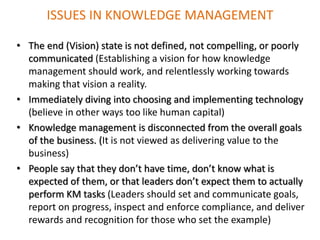 Knowlege Management introduction Chapter 1 | PPTX