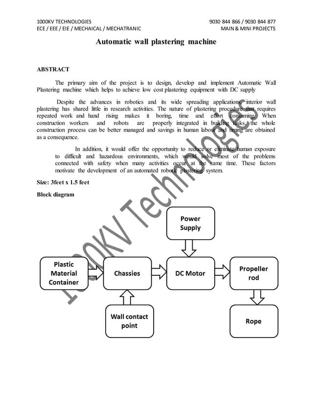 Km145 wall plastering machine (wecompress) | PDF