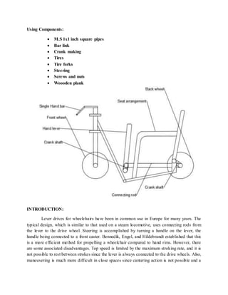 Hand Propelled Tricycle