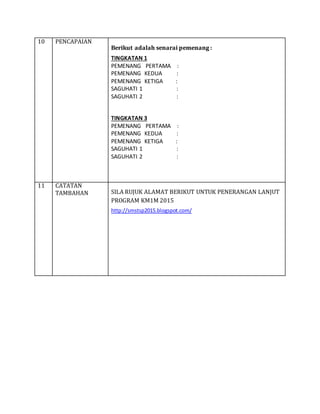 Km1 m pelaksanaan program kem membaca 1 malaysia 21 23 april 2015 ...