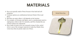 KM 2833 - GROUP 14 ACES - MANUFACTURING OF KEYS | PPT