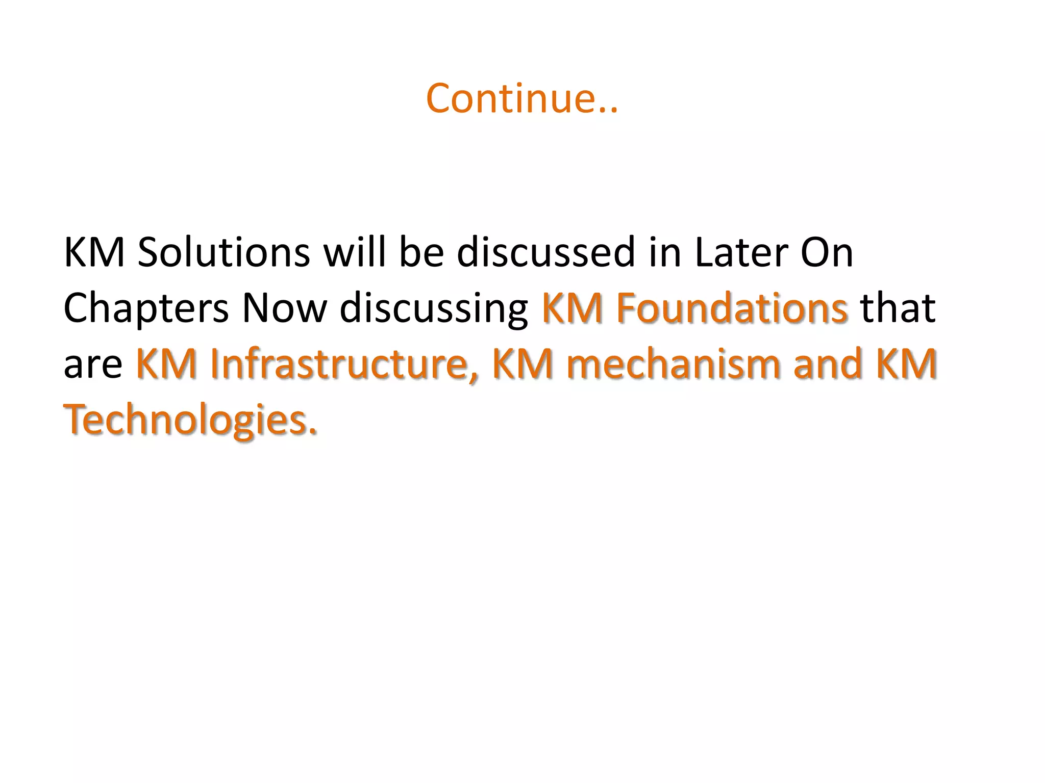 Knowledge Management Chapter 3 | PPTX