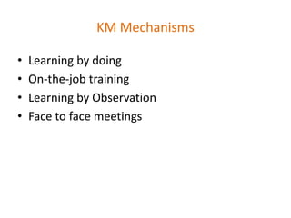 Knowledge Management Chapter 3 | PPTX