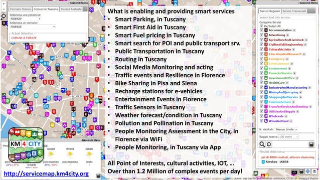 Open Urban Platform: Technical View 2018: Km4City | PDF