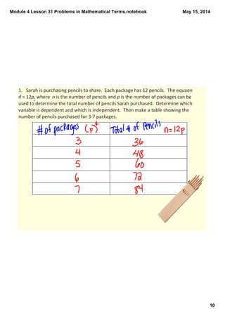 Module 4 lesson 31 | PDF | Education