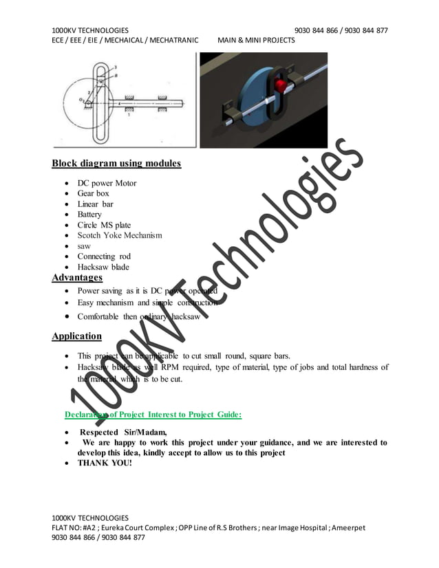 Km74 double acting saw using scotch yoke mechanism (wecompress) | PDF