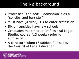 Ethics in the undergraduate curriculum: lessons from New Zealand | PPT