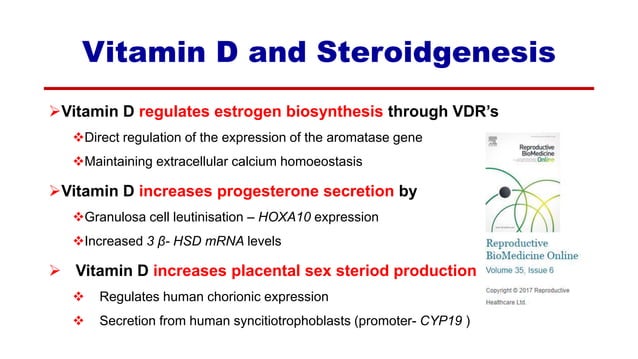 Role of Vitamin D in Infertility | PPTX