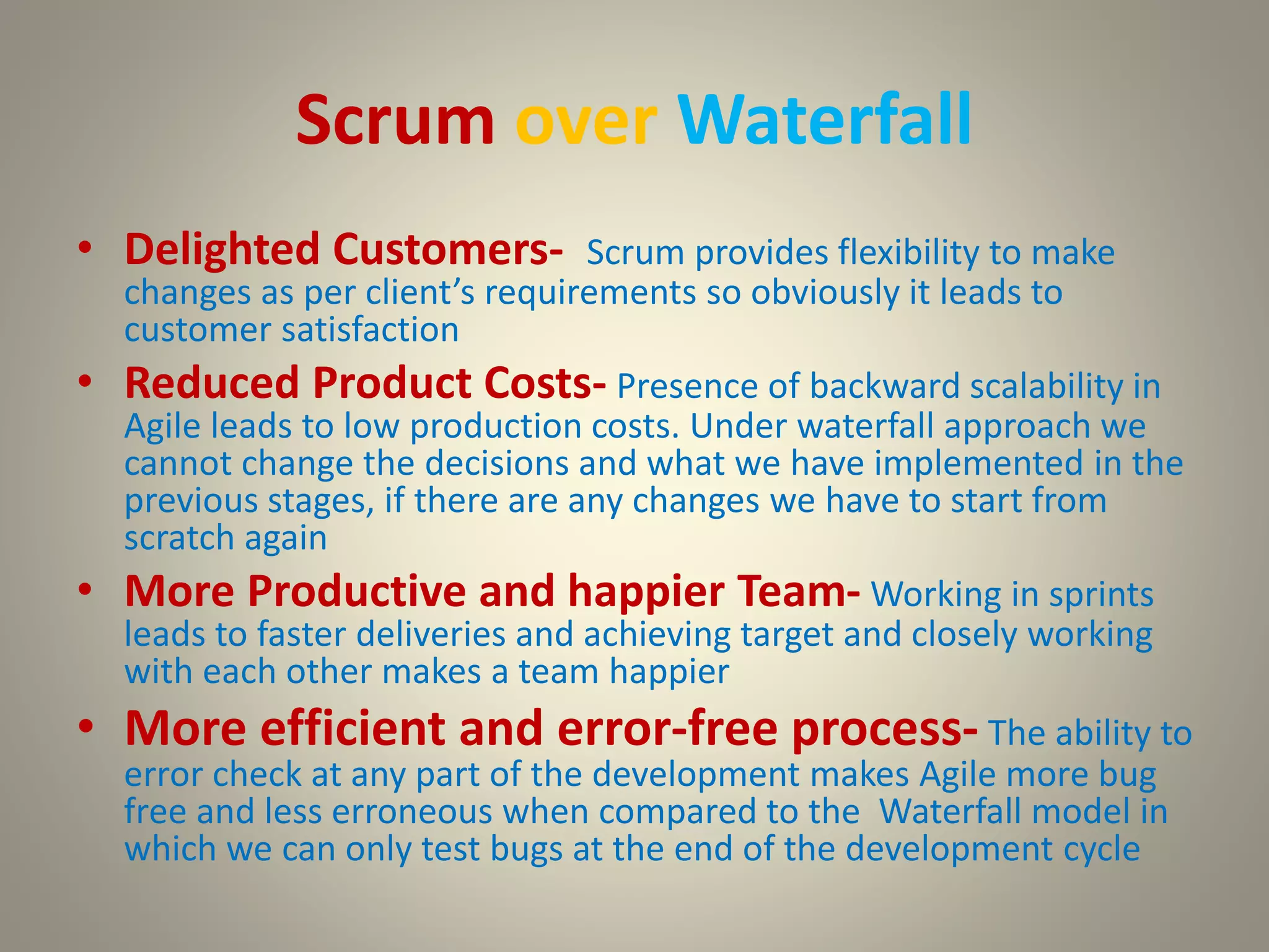 Waterfall VS Scrum – CSC INDIA | PPT