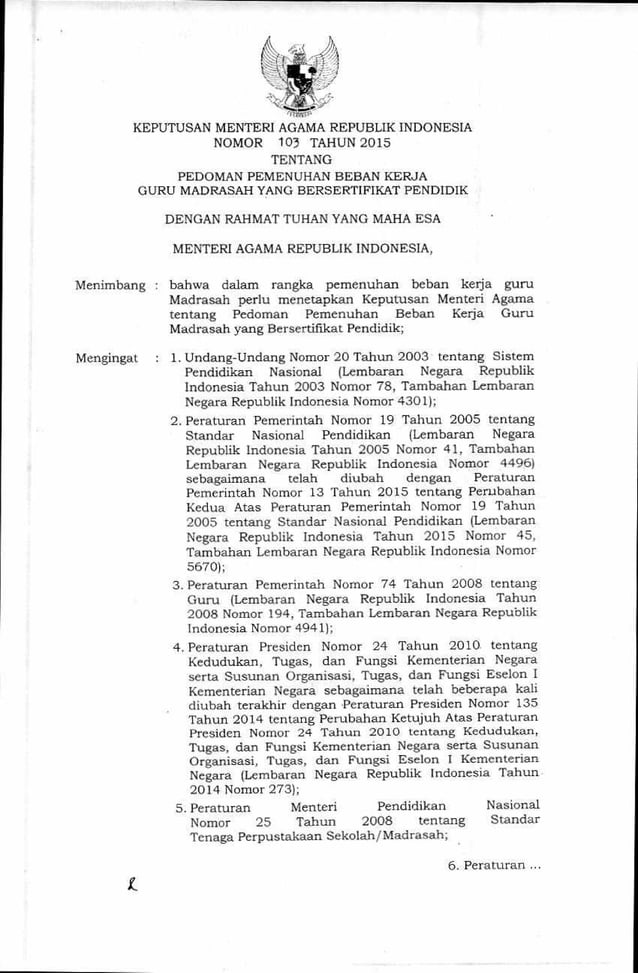 Kma nomor 103 tahun 2015 | PDF