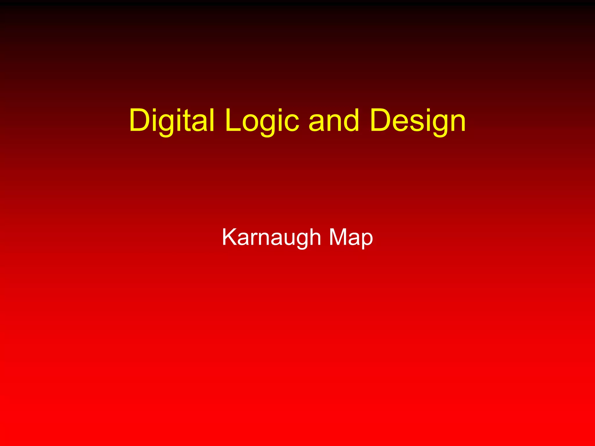 Kmap..(karnaugh map) | PDF