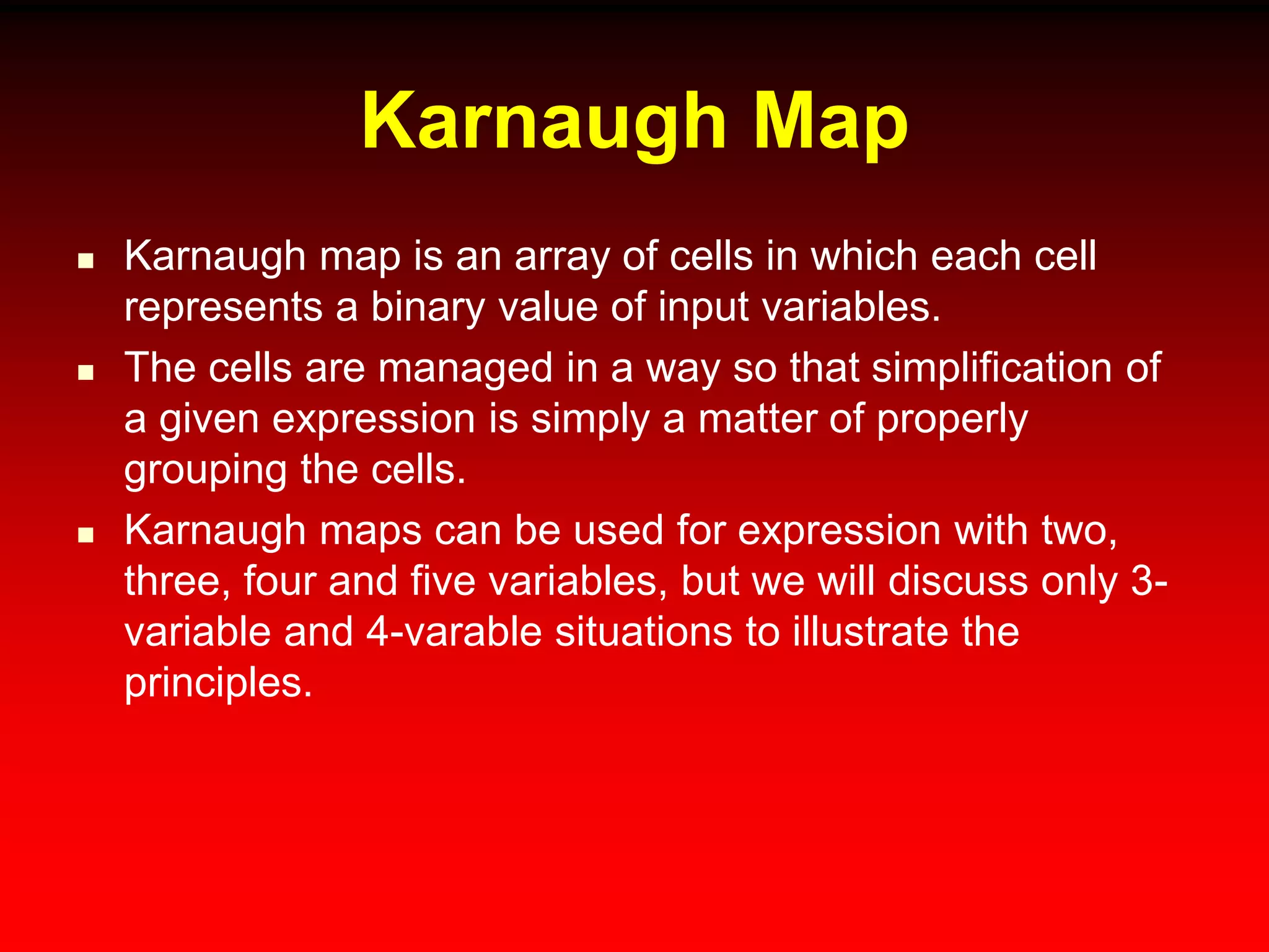Kmap..(karnaugh map) | PDF